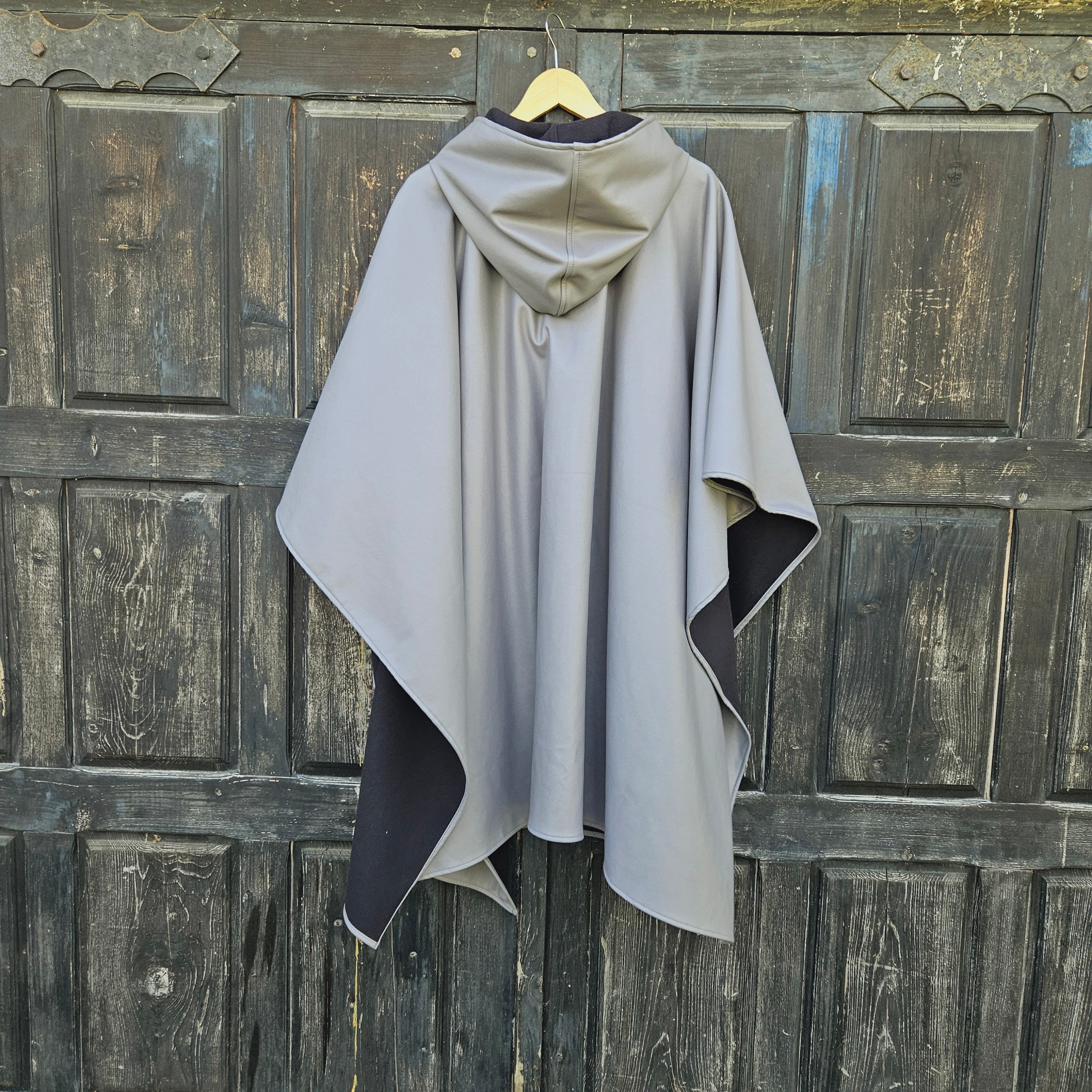 Rain Poncho OLAND Unisex Ruana Cape Waterproof - Green Rain Jacket ...