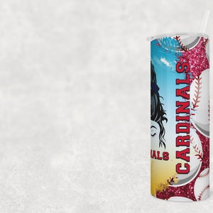 20 Oz Skinny Tumbler Wrap Sublimation Design Template St Louis - Etsy