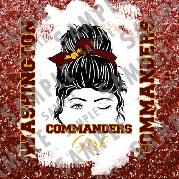 Washington Commanders Girl Svg - Etsy