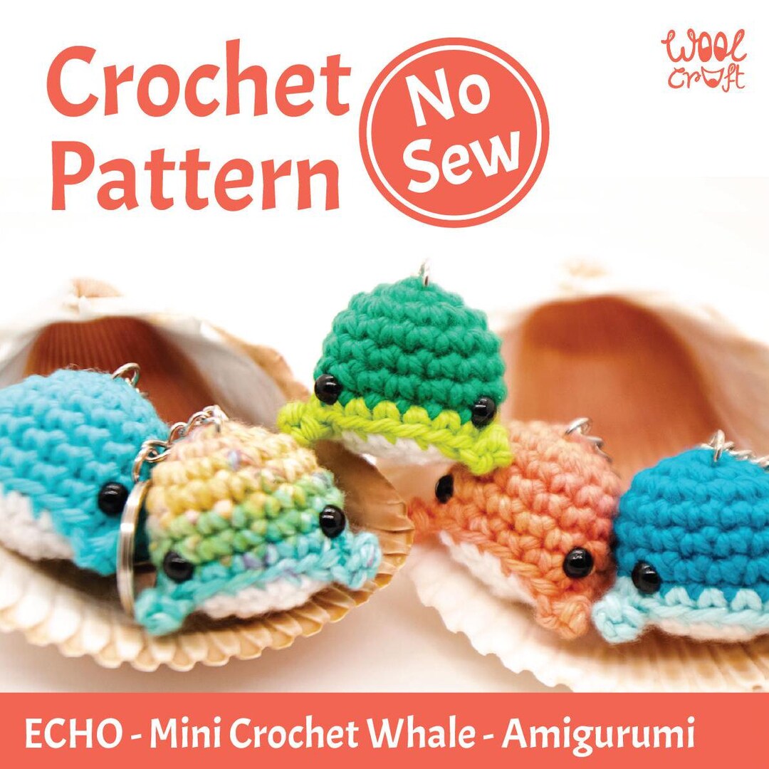 Crochet Mini Whale Pattern | Adorable Amigurumi | Sea Creature PDF ...