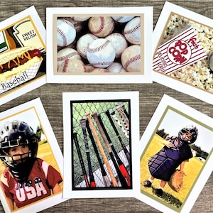 Baseball Greeting Cards Baseball Photo Cards Photo - Etsy