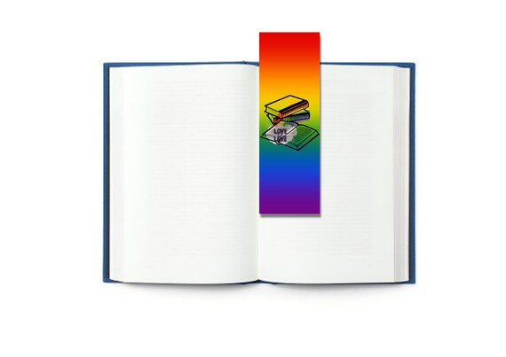 Bookmark MARK LGBT Pride Flag Flag Rainbow Book Gift | Etsy
