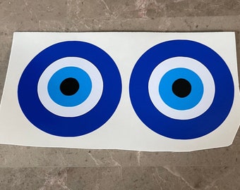 Evil Eye Decal | Etsy
