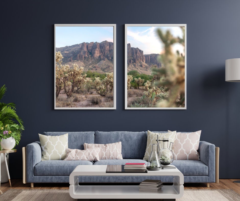 Arizona Desert Wall Art, Landscape Photography, 2 Piece Photo Prints - Etsy