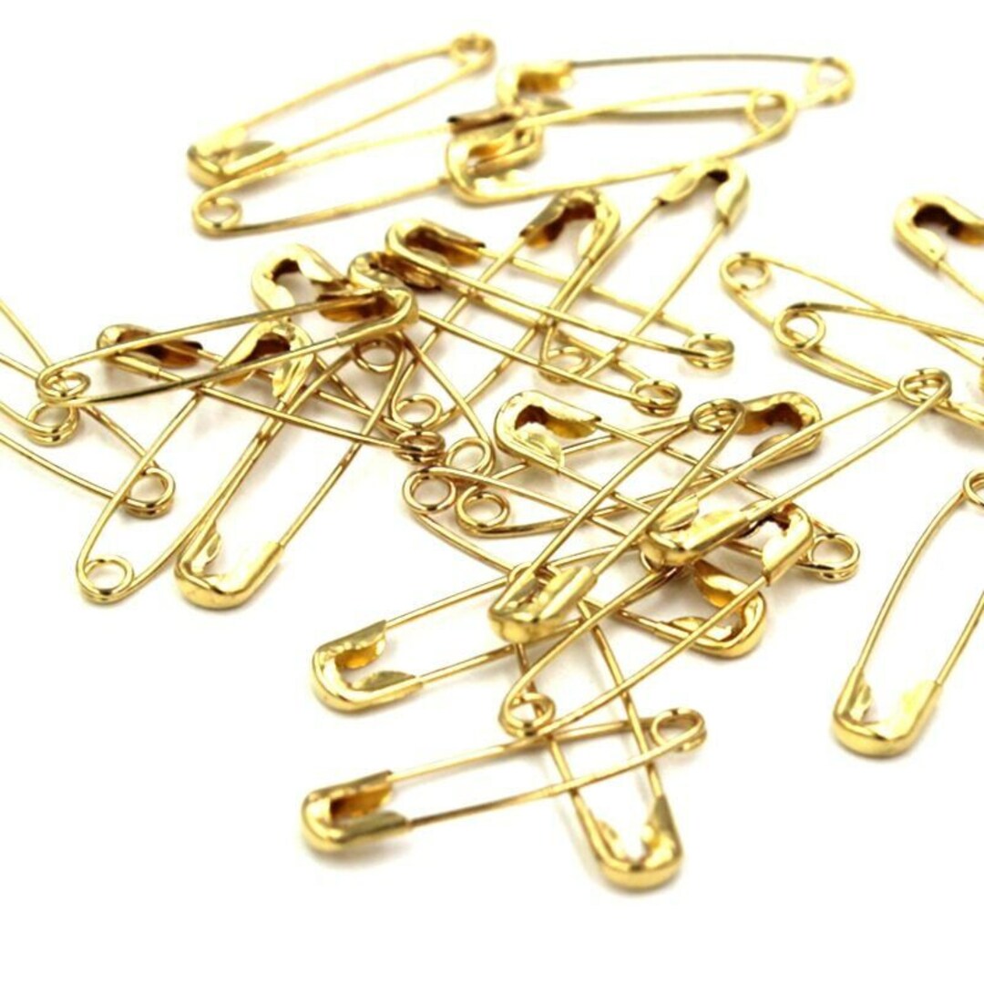 Premium Quality Pure Solid Brass Safety Pins in 19mm Size 48 X - Etsy