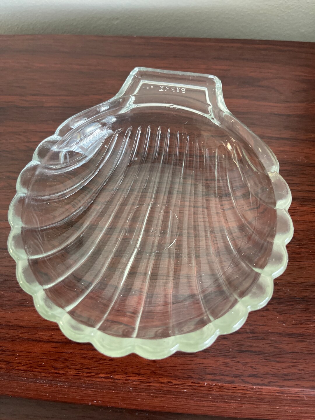 Vintage Pyrex Glass Shell Dish, Scallop Dish, Ovenproof Glass Dish ...
