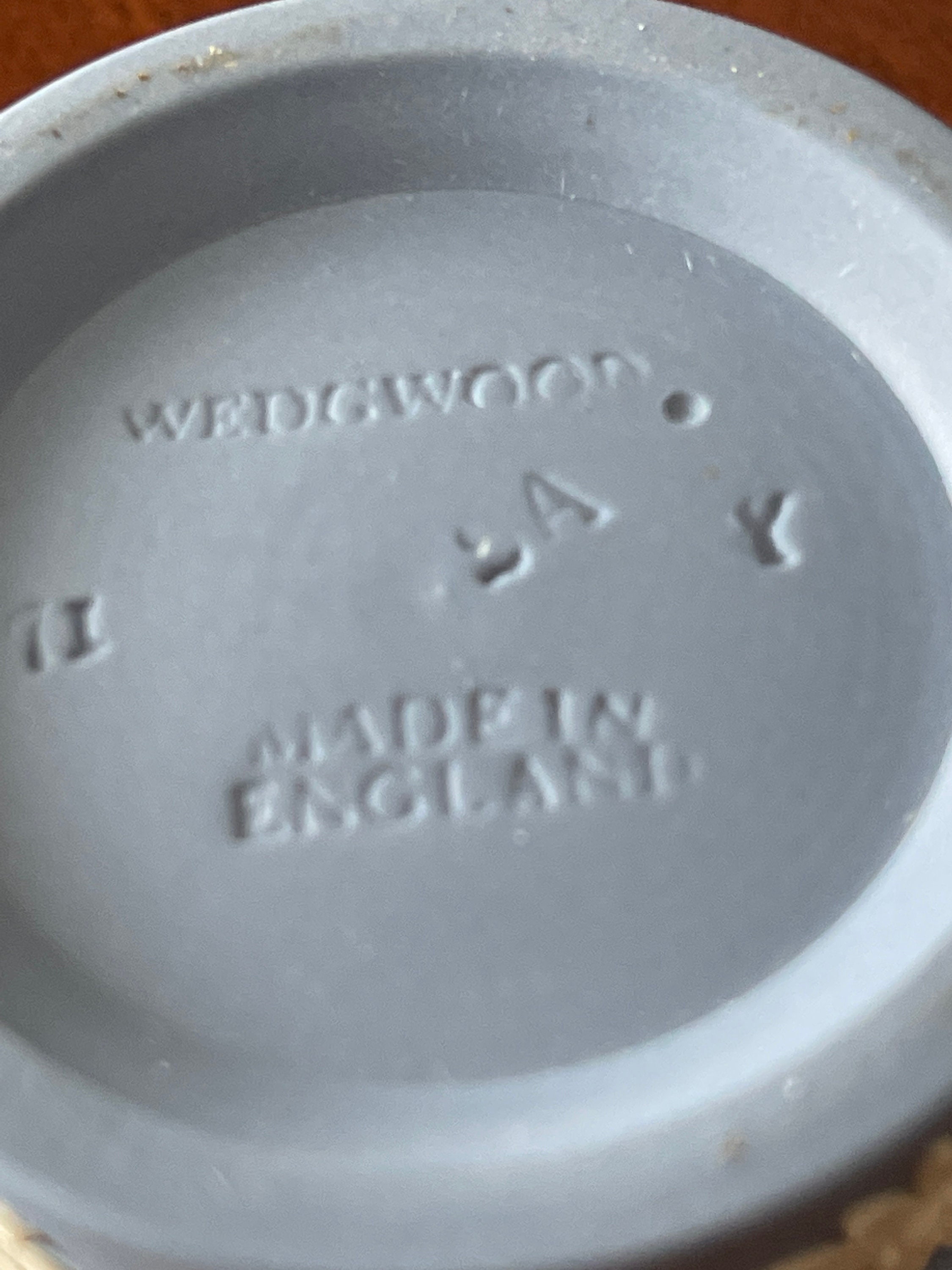 Blue Jasper Ware ,small Wedgewood Trinket Box , Pegasus Trinket Box ...