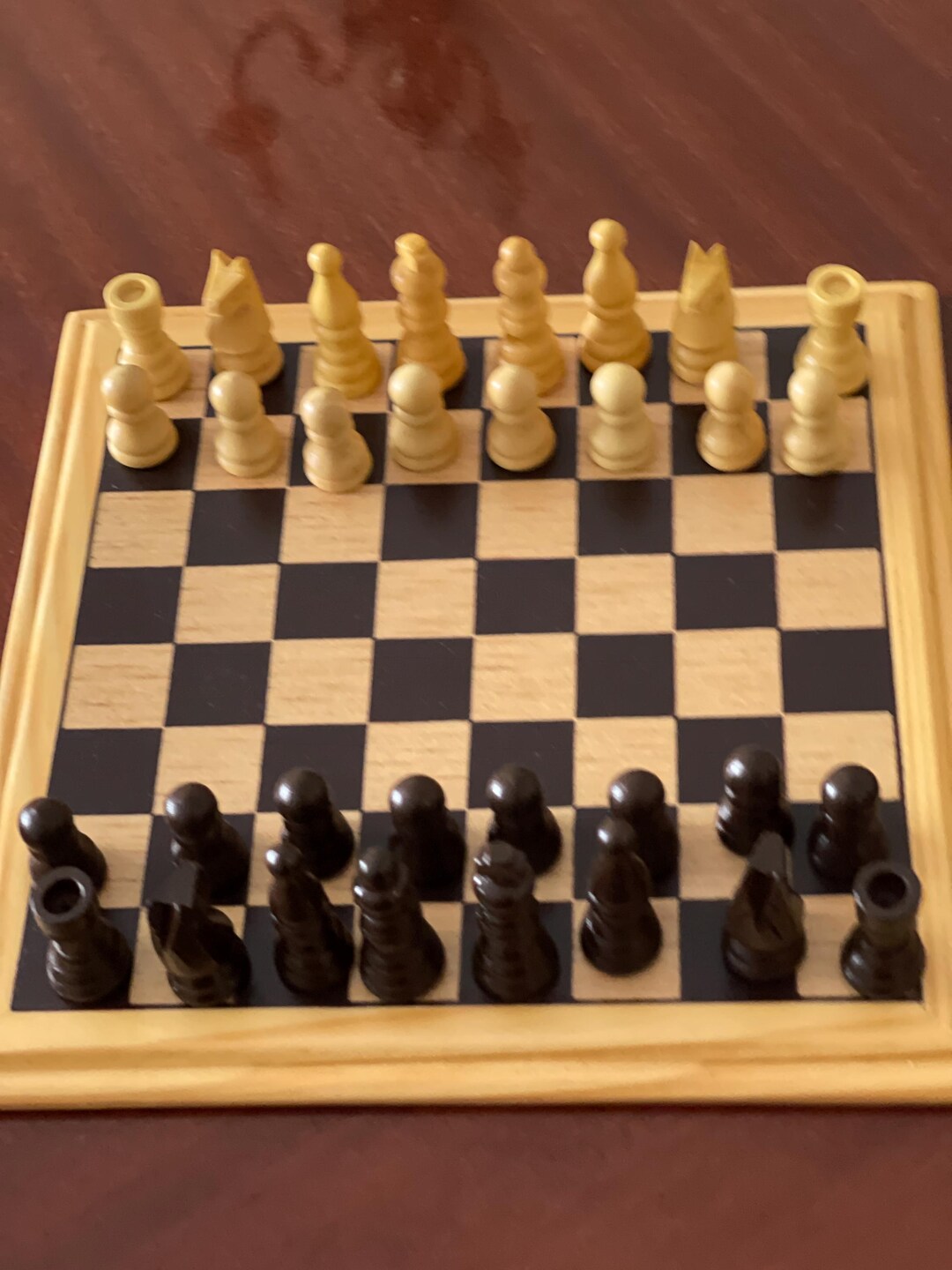 Vintage Wooden Chess Chest by Avon , 18cmx18cm Chessboard ,travel Chess ...