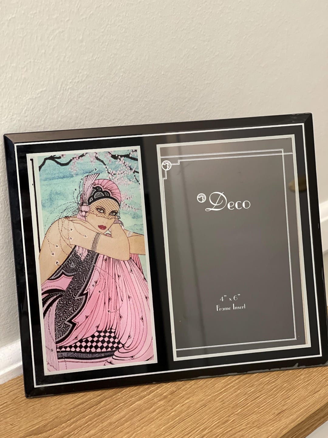 Art Deco Style Picture/ Photo Frame. Frame Size 20cm X17cm (picture ...