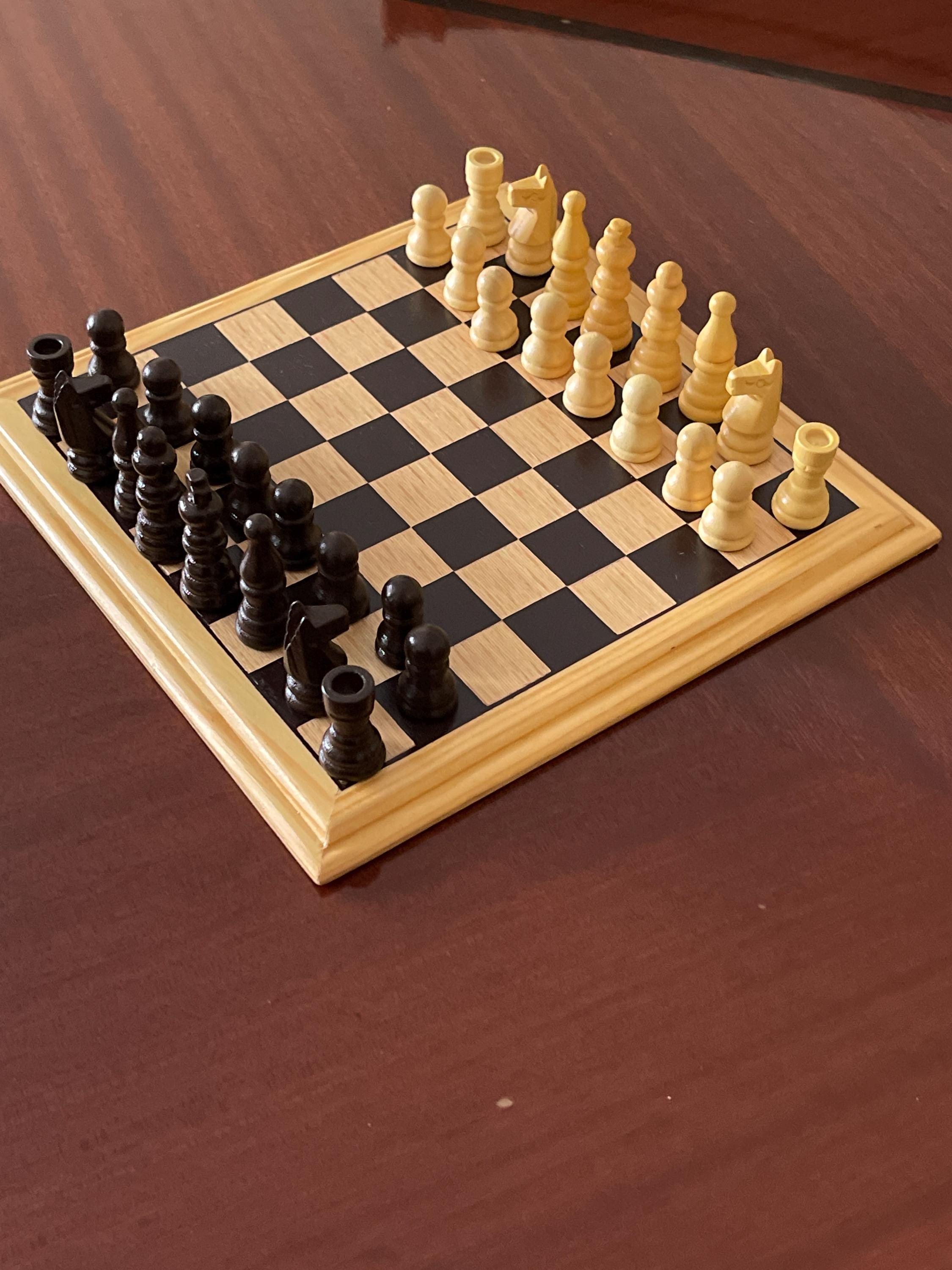 Vintage Wooden Chess Chest by Avon , 18cmx18cm Chessboard ,travel Chess ...