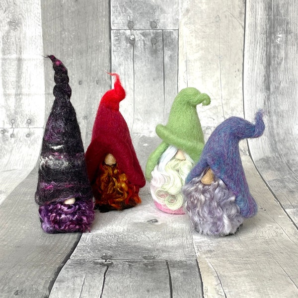 Needle Felted Gnomes - Etsy