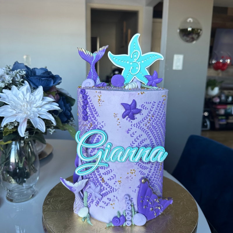 Name Plate for Cake - Etsy