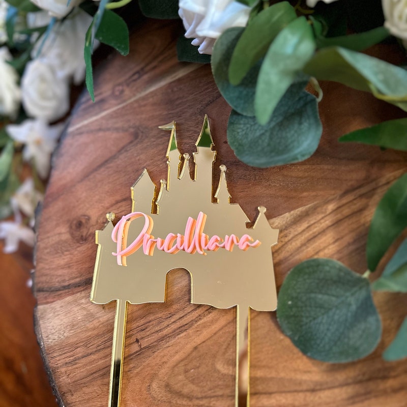 Castle Cake Topper - Etsy