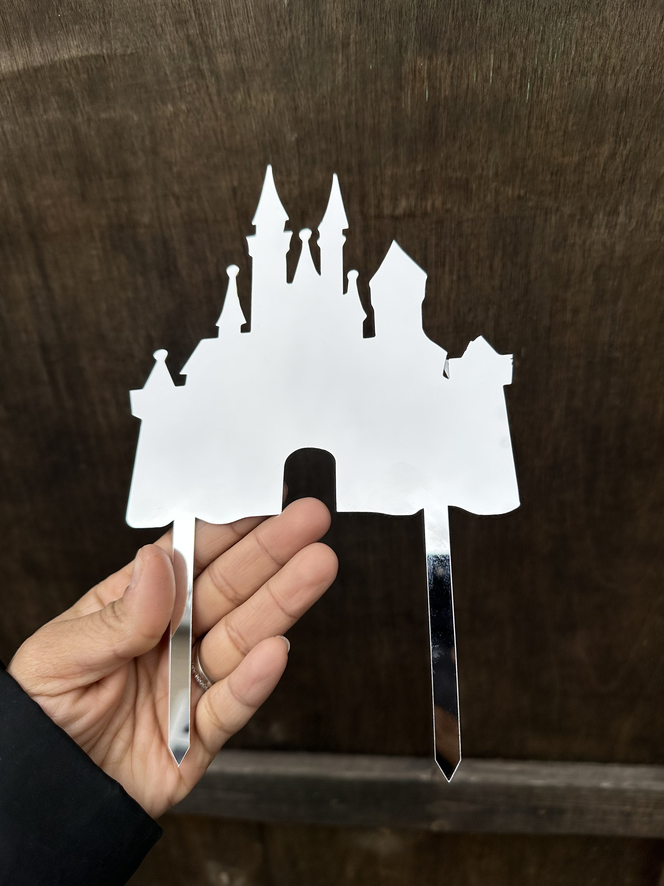 Castle Cake Topper Princess Cake Topper Gold Castle Cake - Etsy