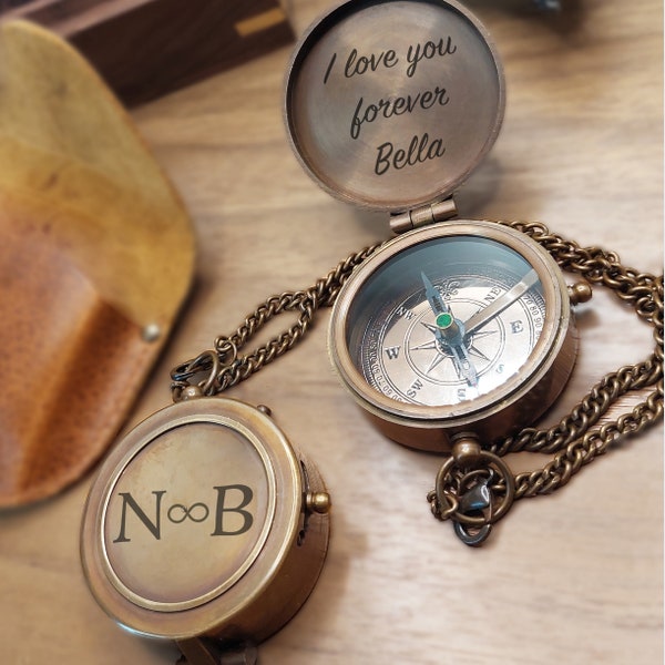 Personalized Compass - Etsy