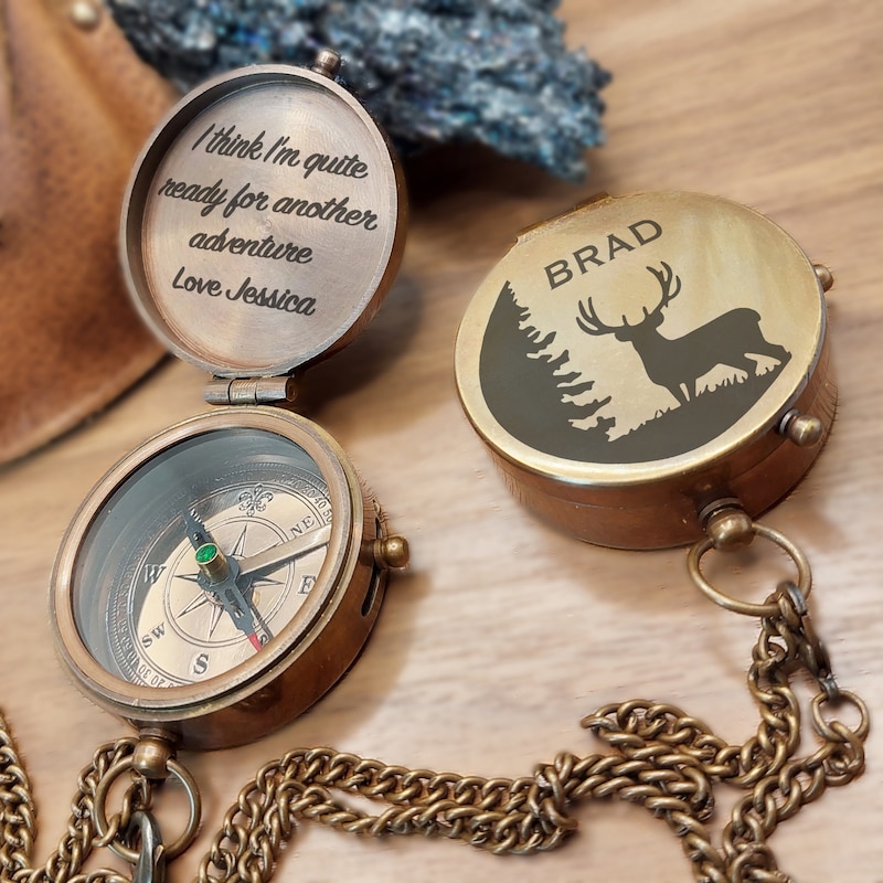 Personalized Compass - Etsy