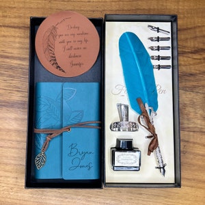 CUSTOM Calligraphy Set With Journal - Calligraphy Pen Set for Boyfriend ...