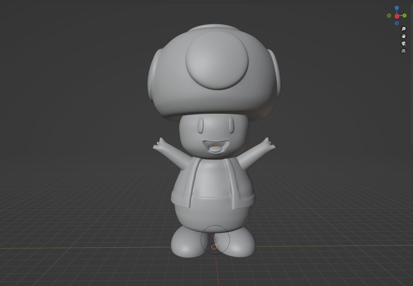 Toad 3D Model STL Super Mario Bros - Etsy