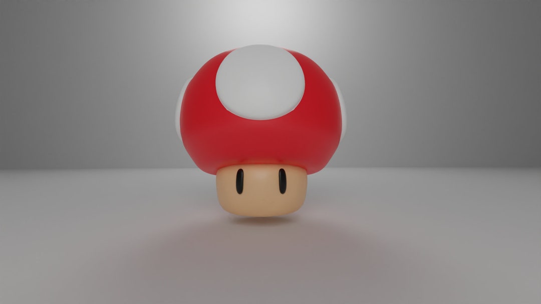 Mario Powerup 3D Model STL V2 to Print - Etsy