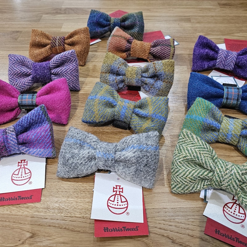 Tweed Bow Tie - Etsy