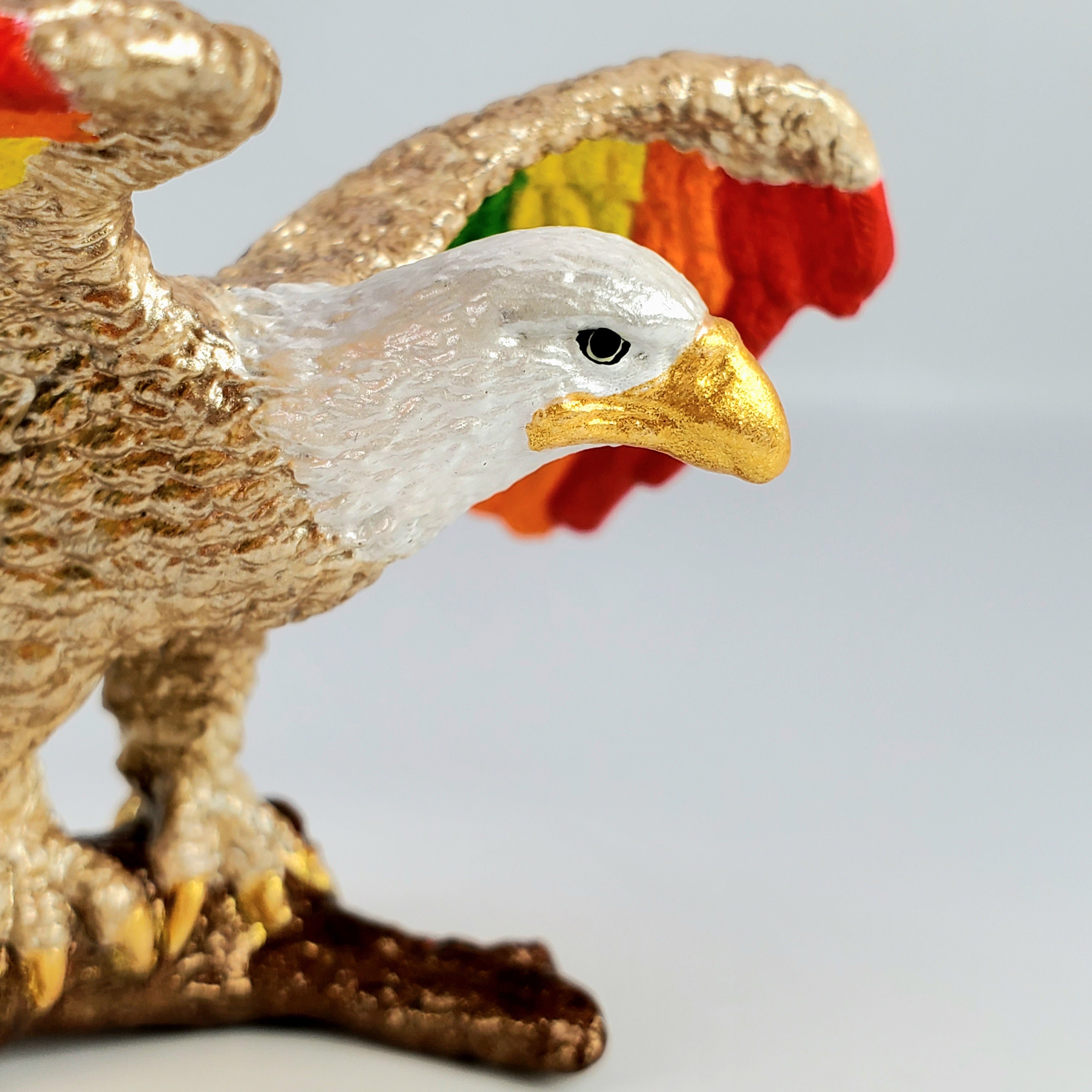 Custom Painted Schleich Eagle - Etsy
