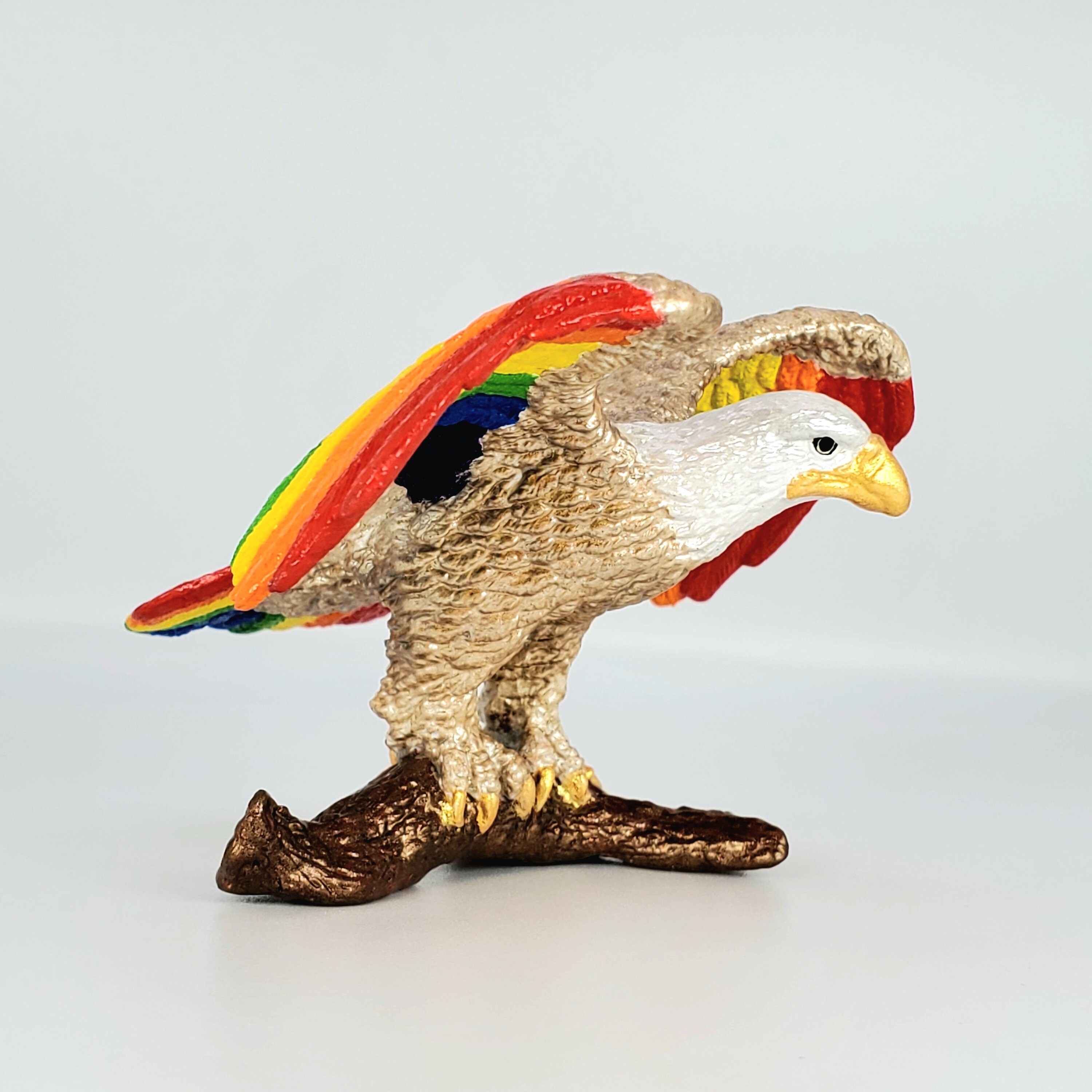 Custom Painted Schleich Eagle - Etsy