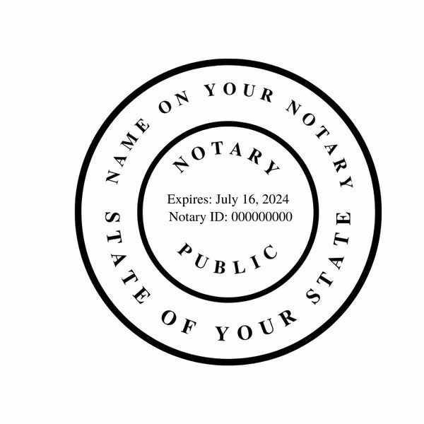Notary Stamp - Etsy