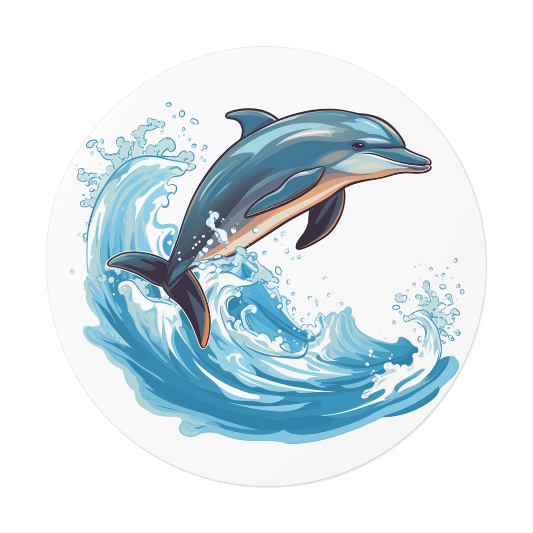 Dolphin Decal, Dolphin Car Decal, Dolphin Sticker, Dolphin Vinyl Decal ...