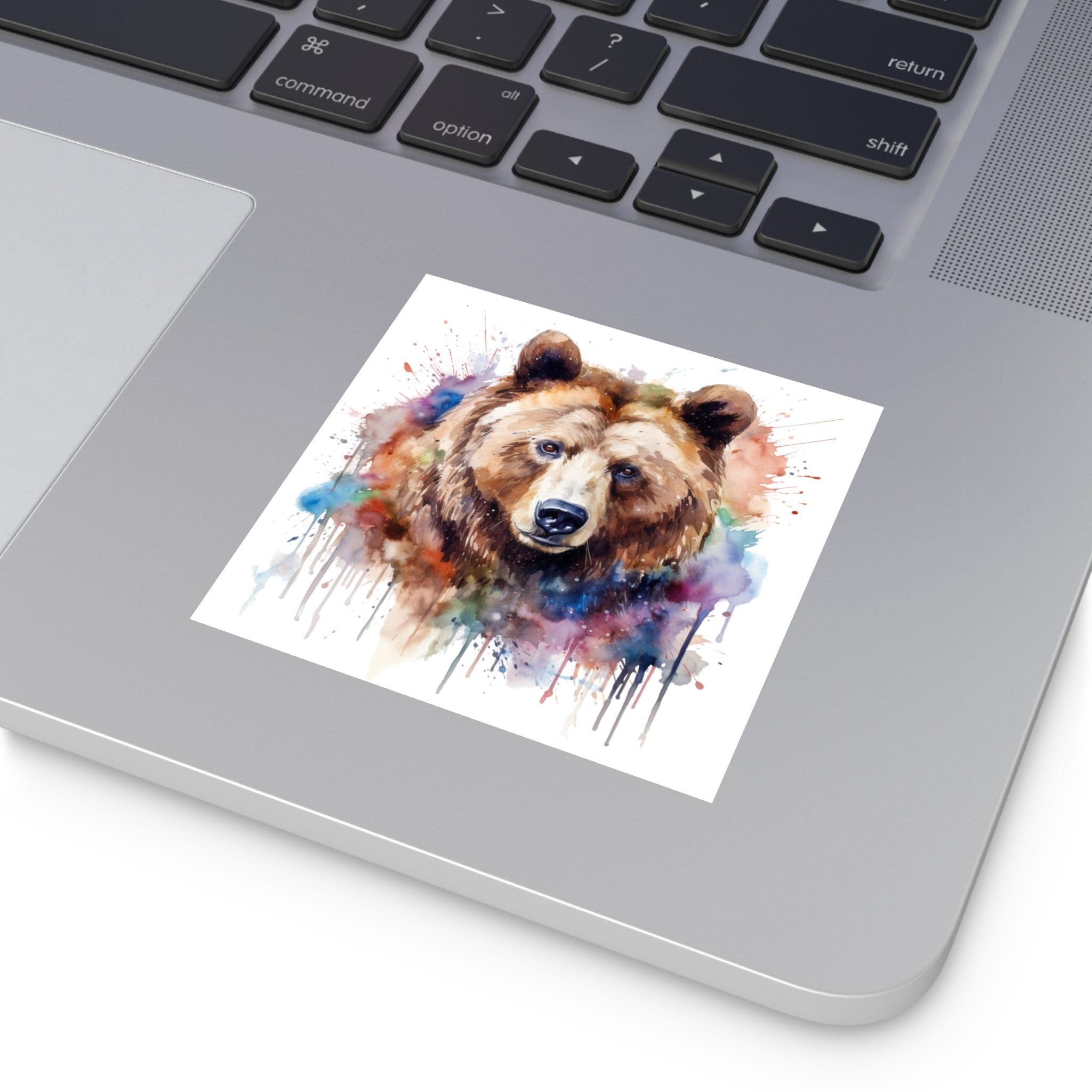 Grizzly Bear Vinyl Decal Sticker, Grizzly Bear Sticker, Bear Car Decal ...