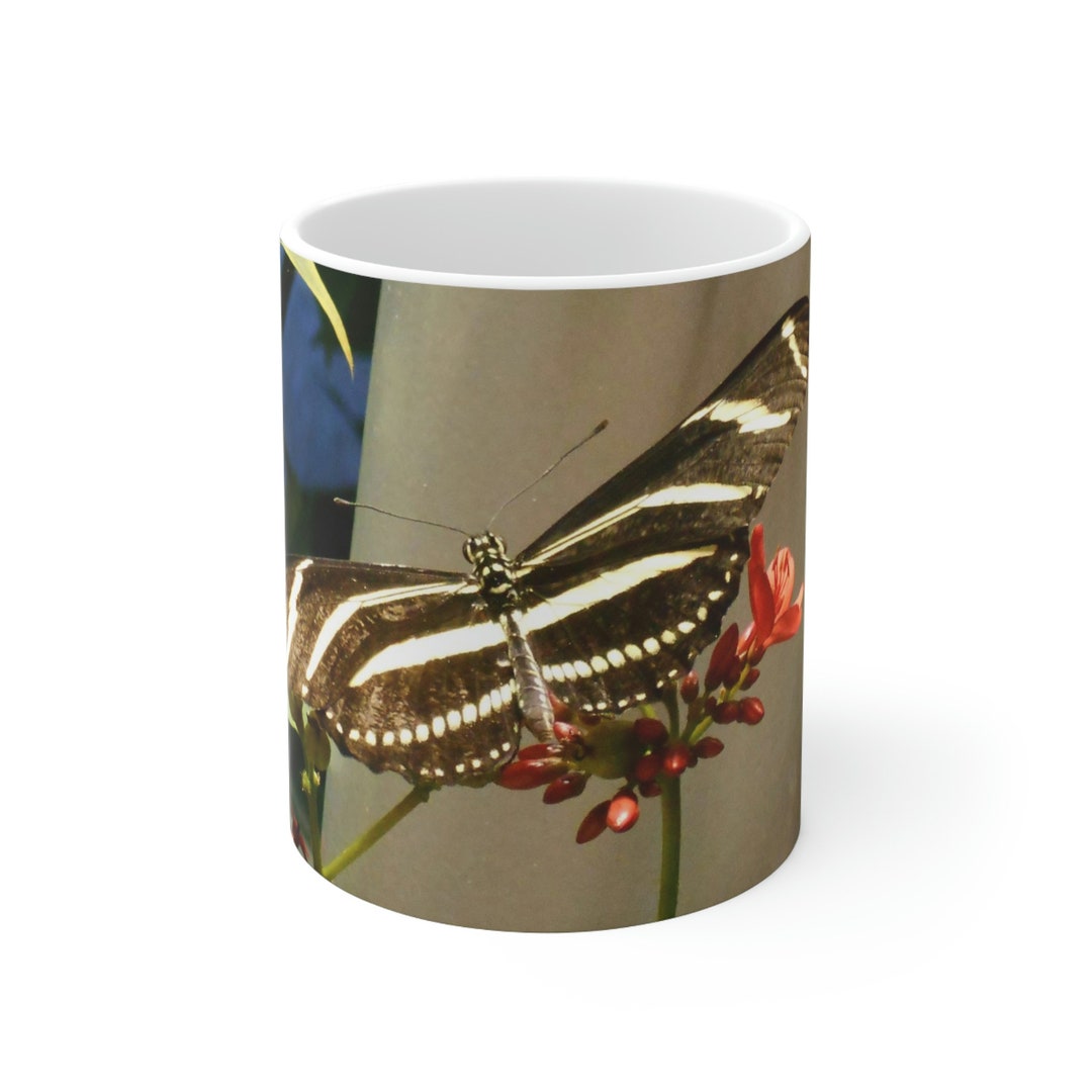 Butterfly Mug, Butterfly Photo Wrap Mug, Butterfly Lover Gift, Mug for ...