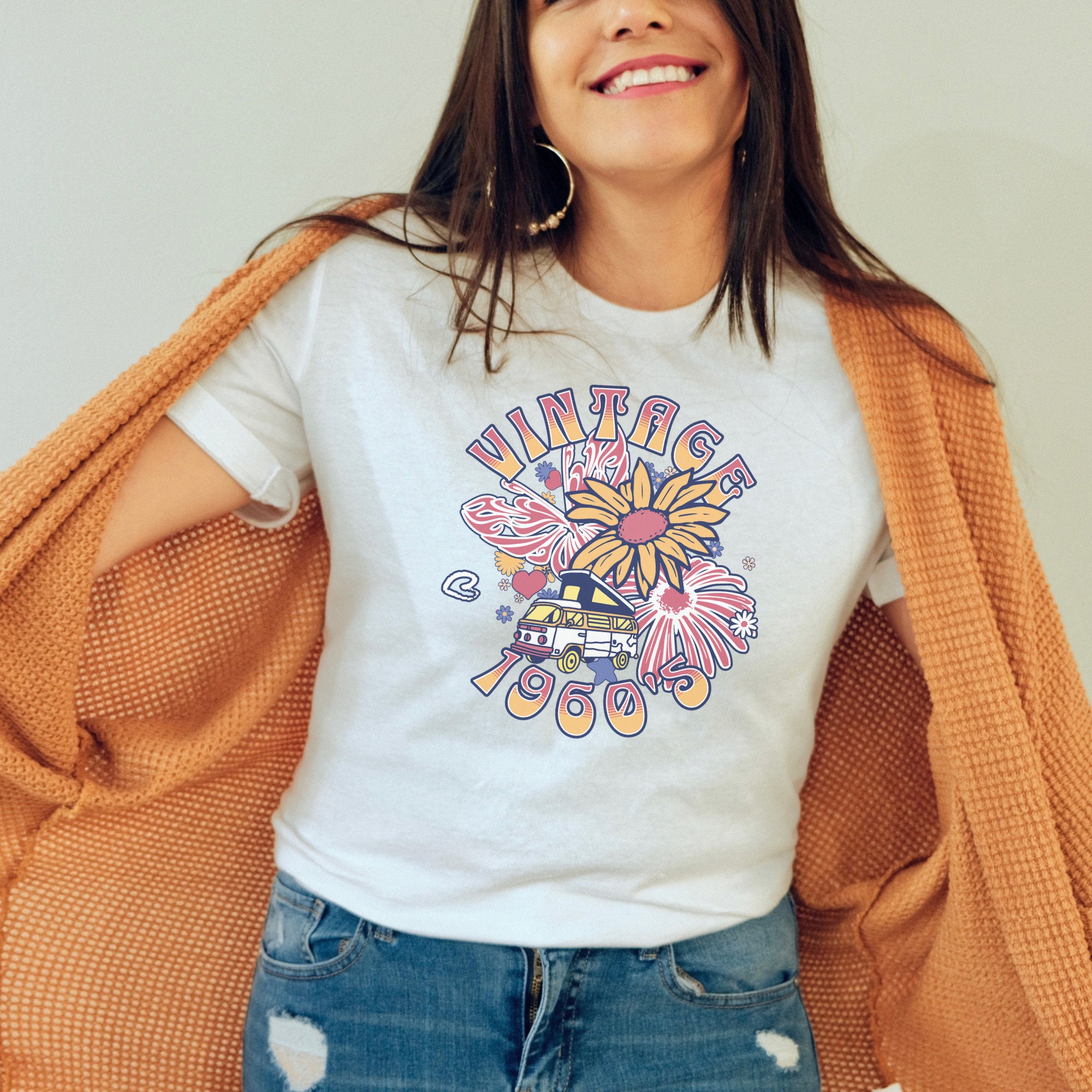 Retro Vintage 1960's T-shirt, Groovy 1960's Shirt, Tee for Those Born ...