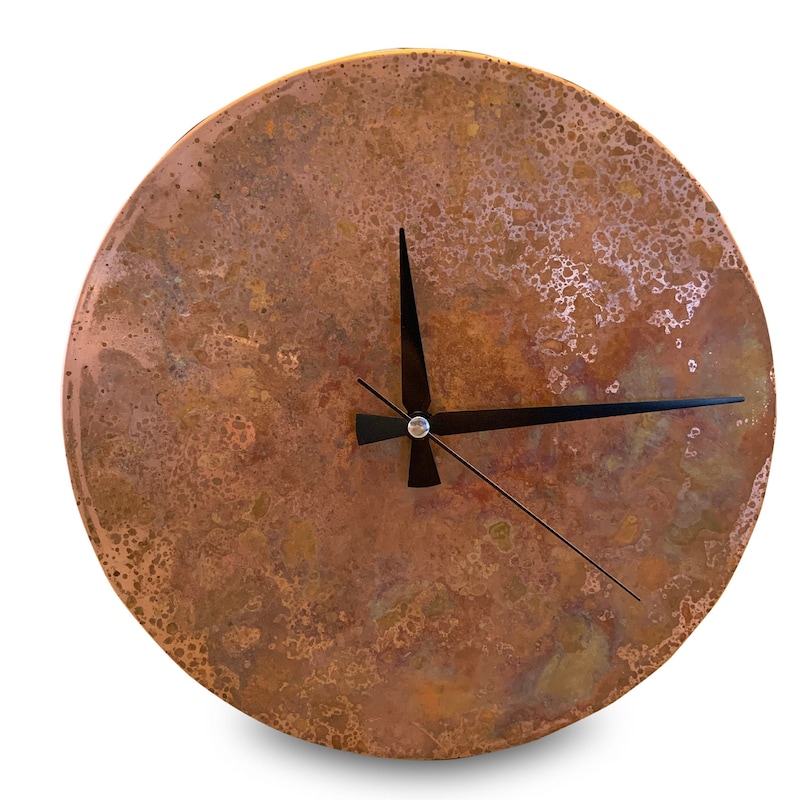 Copper Wall Clock - Etsy