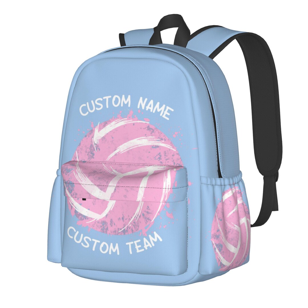 Personalized Volleyball Backpack: Custom Name School Bag, Team Player ...