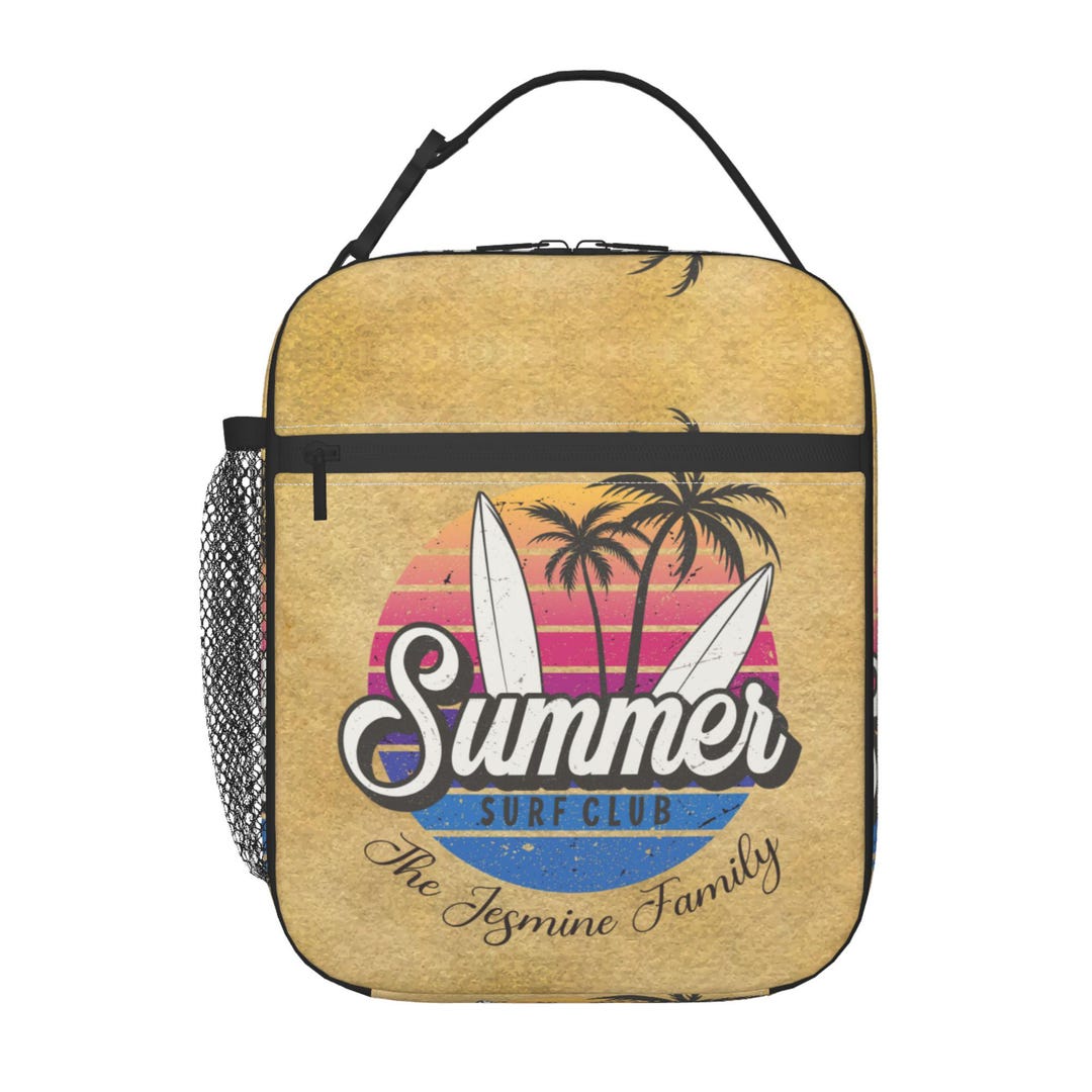 Personalized Insulated Lunch Bag: Custom Name Lunch Tote for Women ...