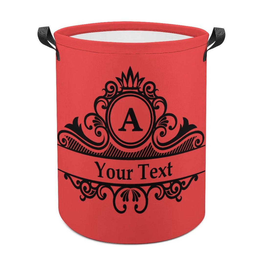 Personalized Monogram Laundry Basket: USE Last Name Initials / Text ...