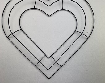 Wire Heart Wreath Form - Etsy