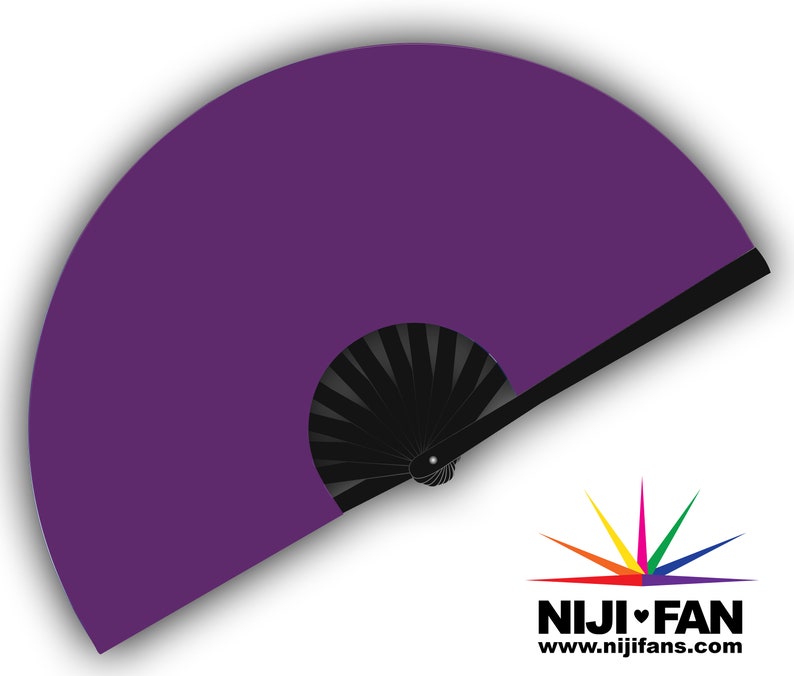 Purple Clack Fan *blacklight Reactive* - Etsy