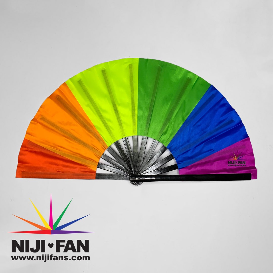 LGBT Pride Classic Clack Fan *blacklight Reactive* - Etsy