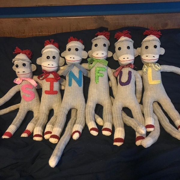 Sock Monkey Baby - Etsy