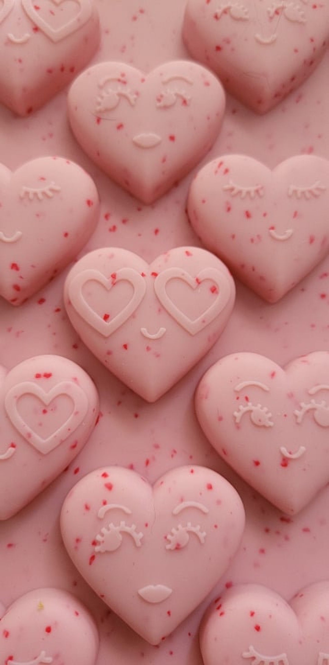 Valentine's Day Hearts With Faces Shaped Wax Melts - Etsy