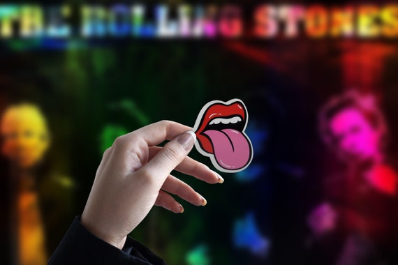 Tongue Out Sticker/ Deliciously Thick / Waterproof Sticker/ | Etsy