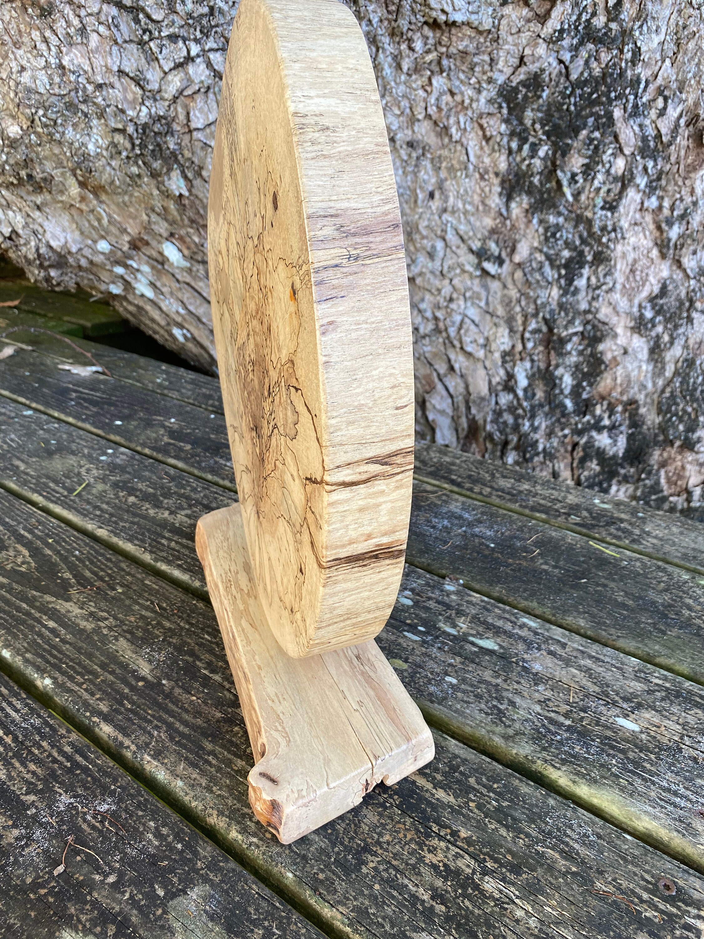 Spalted Hickory Natural Art Sculpture - Etsy