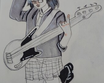 Traditional Art Sketch Commission Ink Pencil Art - Etsy