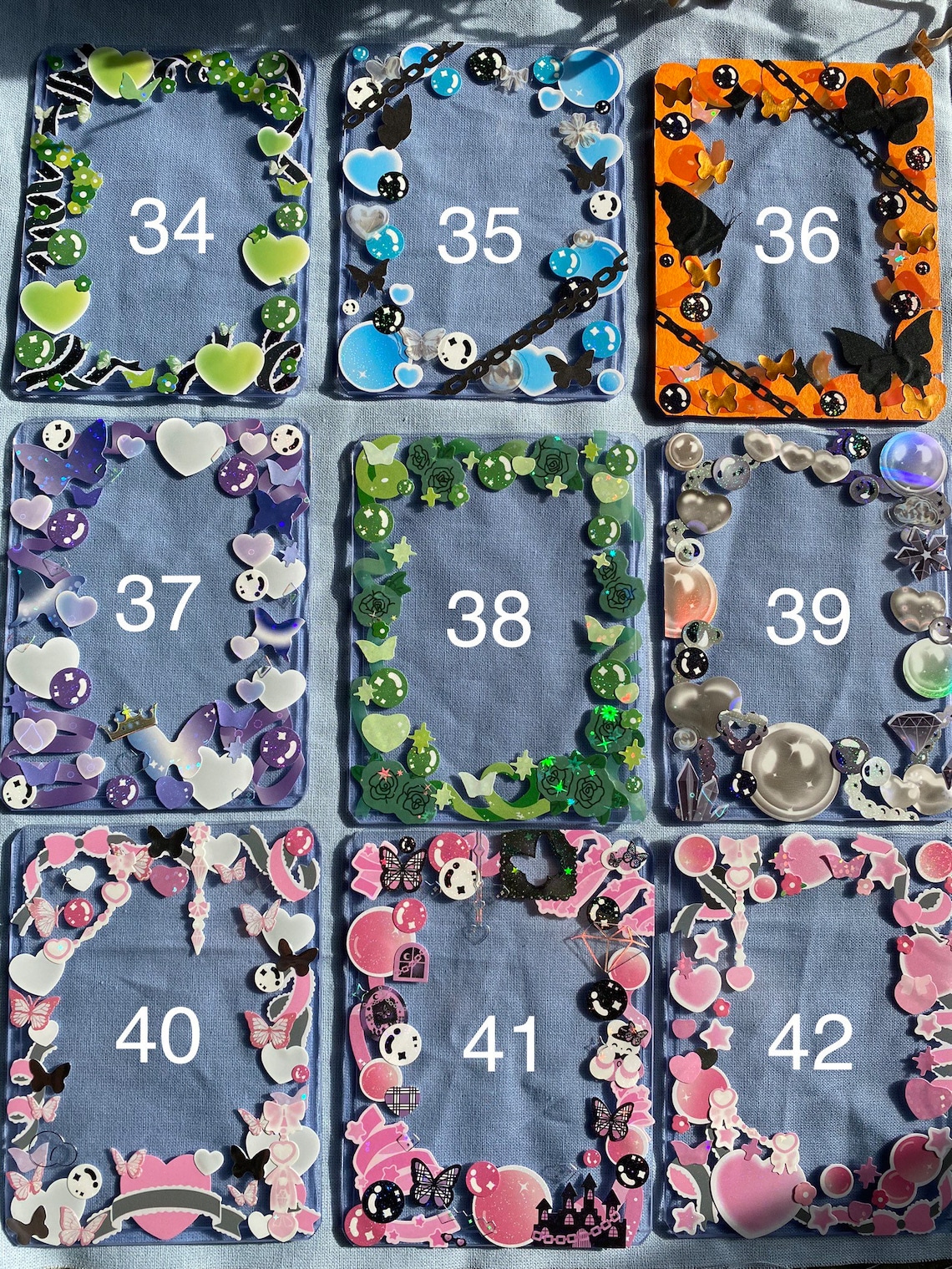 Decorated Toploaders K-pop Deco Kpop Photocard Toploader - Etsy Canada