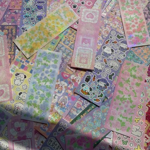 Korean Sticker Sheets Deco Stickers - Etsy