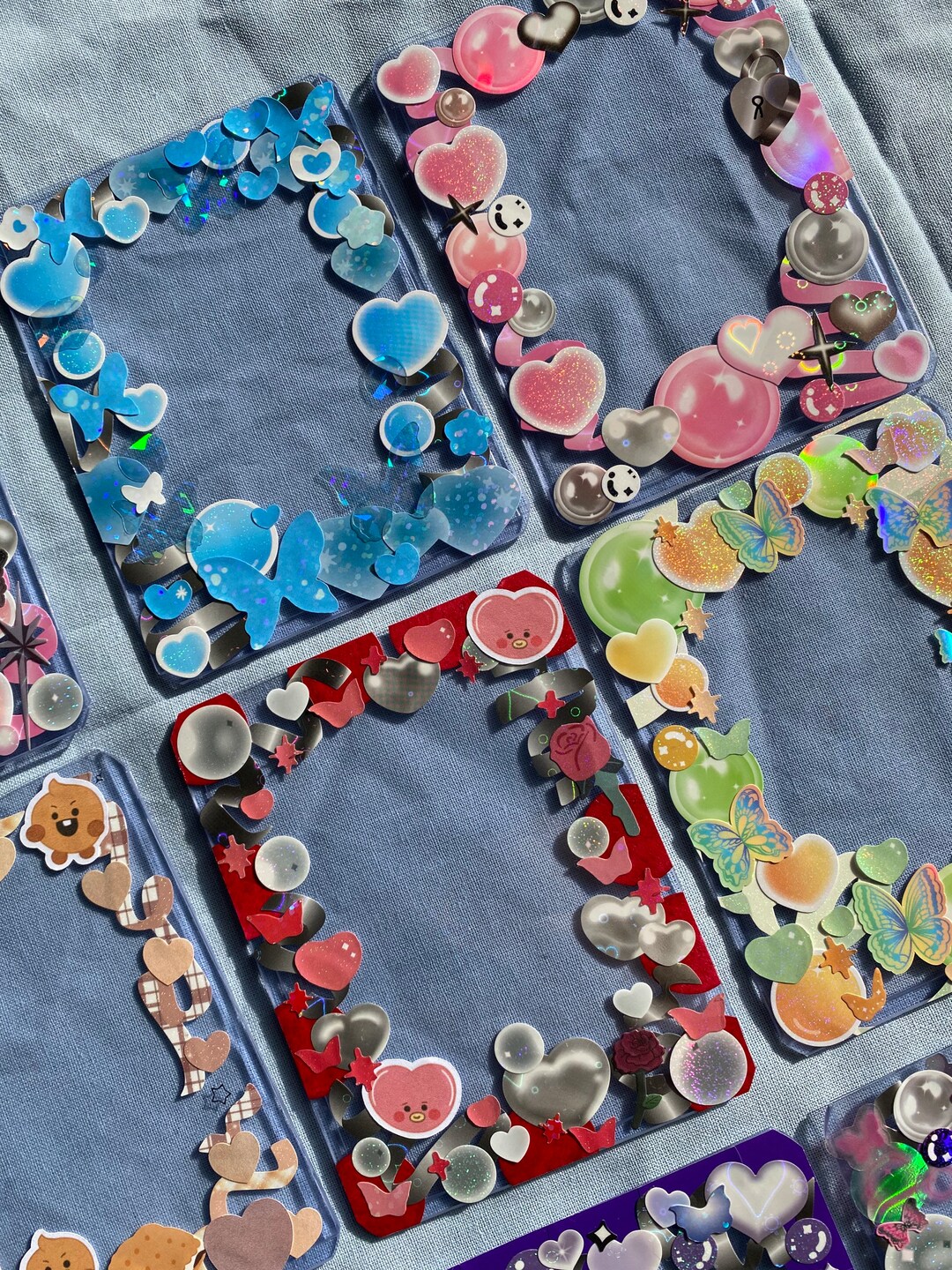 Decorated Toploaders, K-pop Deco, Kpop Photocard Toploader, Photocard ...