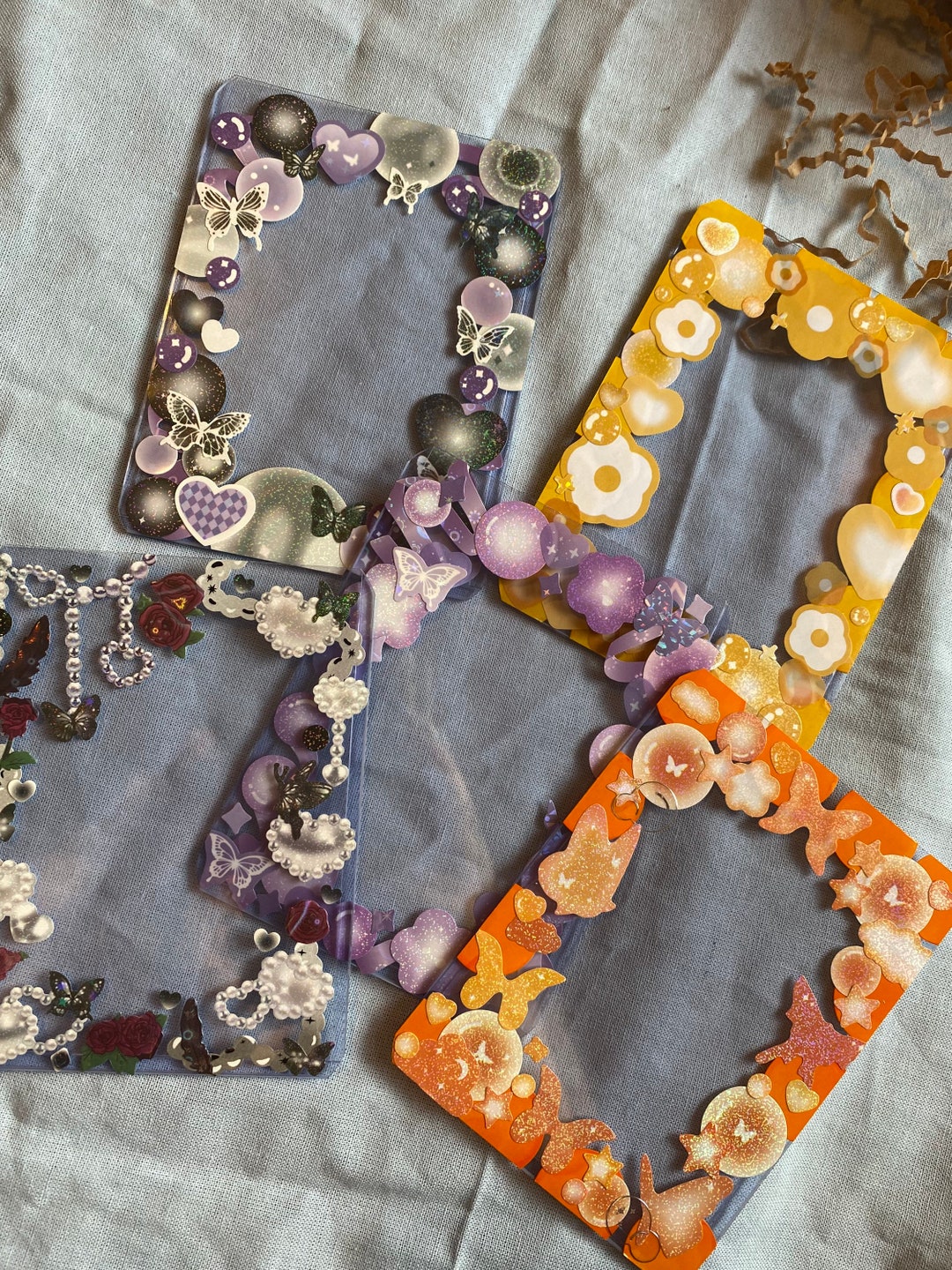 Toploaders décorés déco k-pop toploader photocard kpop - Etsy France