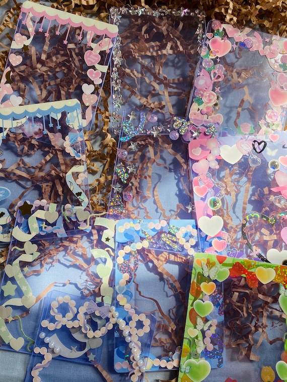 Decorated Toploaders K-pop Deco Kpop Photocard Toploader - Etsy Canada