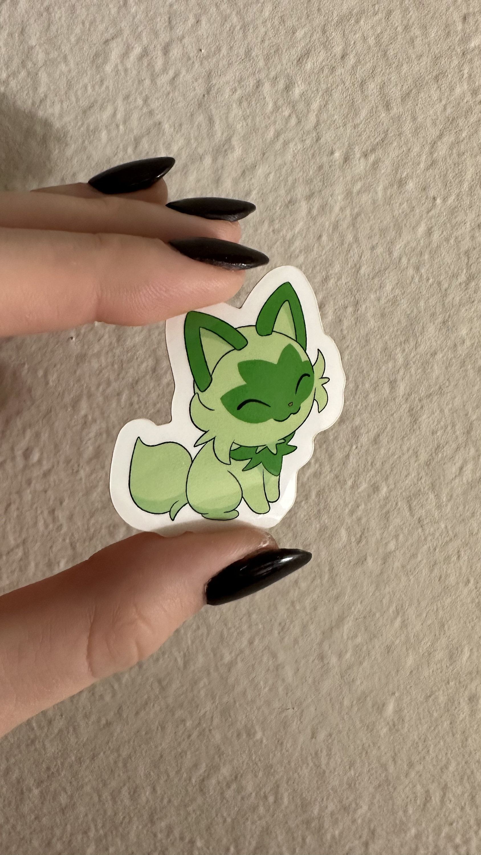 Sprigatito Waterproof Sticker - Etsy