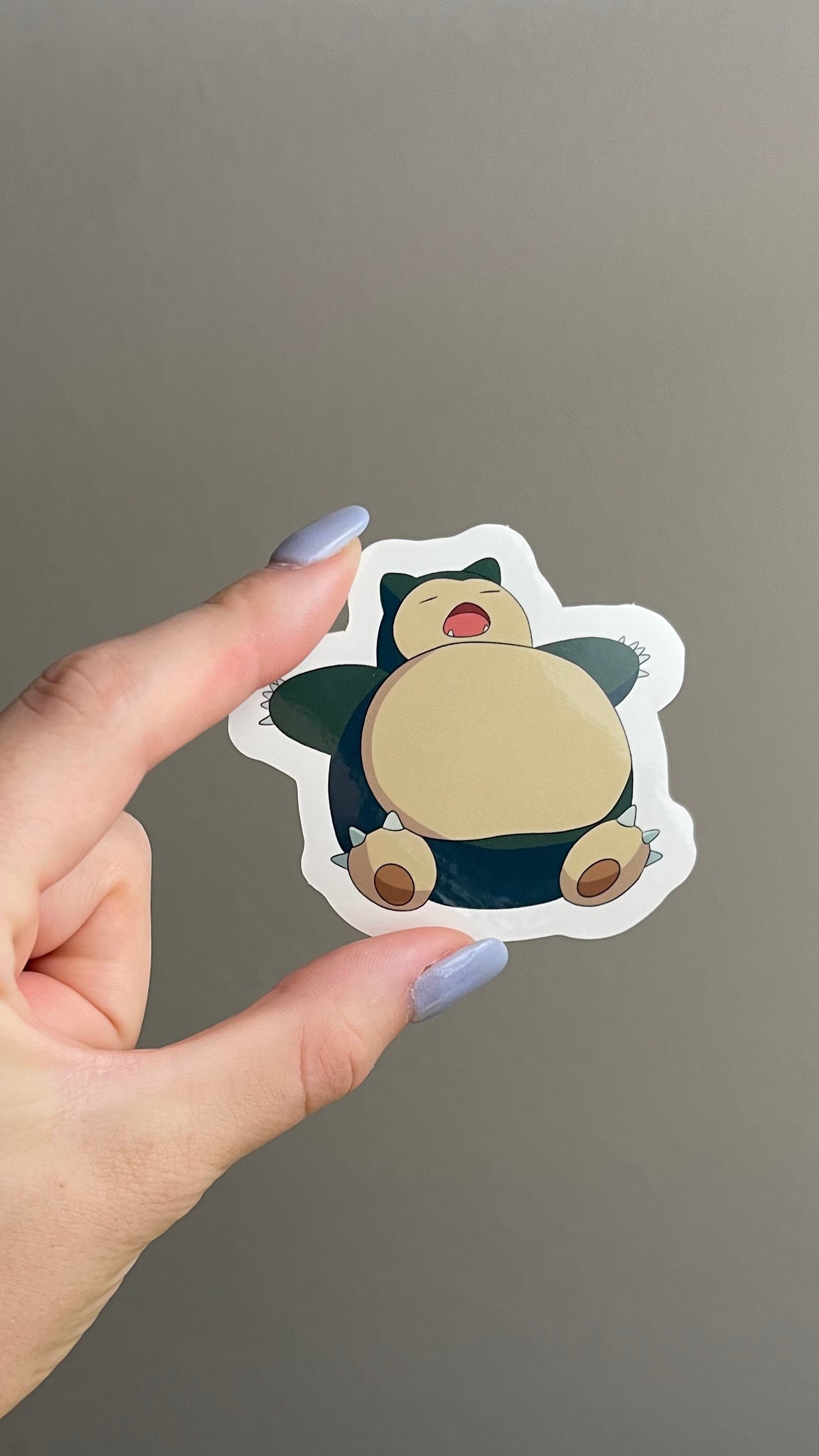 Snorlax Waterproof Sticker - Etsy
